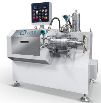 China Horizontal Lab Sand Mill 3L Capacity Pin Type High Viscosity Bead Mill for Printing Ink with 15-30 L/h Production Rate for sale