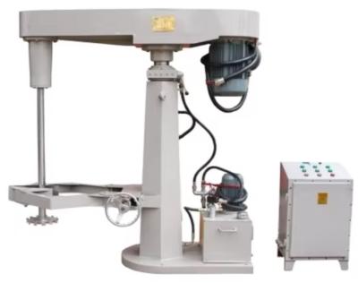China Single Shaft High Speed Paint Disperser Machine 4kW-75kW with 0-1500 RPM and Hydraulic Lifting System for sale