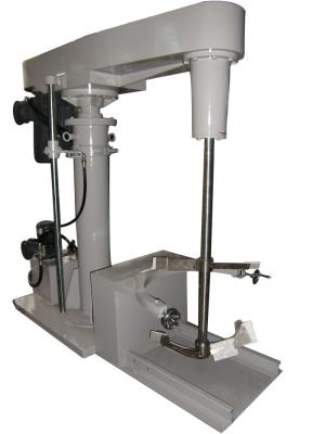China SS304 Stainless Steel Single Shaft High Speed Dispersion Mixer with Explosion-Proof Design for High Viscosity Paste Processing for sale