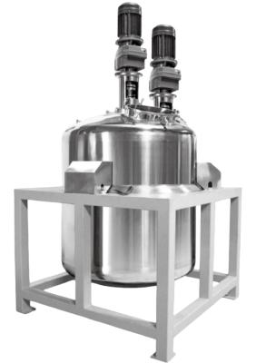 China Concentric Double Shaft Stainless Steel Mixing Vessel 250-2500L Capacity with 2.2-22kW Power for sale