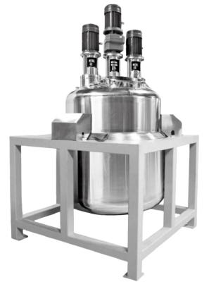 China Stainless Steel Mixing Kettle 1000L-6000L with Three-Shaft Stirring and 1450 RPM Dispersion for sale