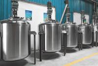 China Stainless Steel Mixing Kettle 1000L-6000L with Three-Shaft Stirring and 1450 RPM Dispersion for sale