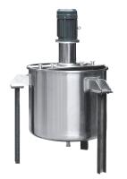 China Single Shaft 304 Stainless Steel Mixing Vessel 500L-5000L Capacity with Variable Speed Control for sale