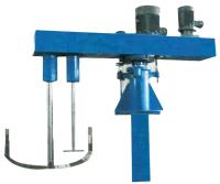 China Platform Mounted Double Shaft High Low Speed Mixer for High Viscosity Products with SS304 Construction and Explosion-Proof Design for sale