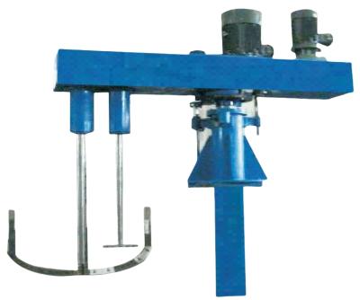 China Platform Mounted Double Shaft High Low Speed Mixer for High Viscosity Products with SS304 Construction and Explosion-Proof Design for sale