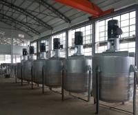 China Single Shaft 304 Stainless Steel Mixing Vessel 500L-5000L Capacity with Variable Speed Control for sale