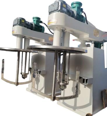 China SS304 Double Shaft Lab Vacuum Emulsifying Mixer Machine with High & Low Speed Control for High Viscosity Products for sale