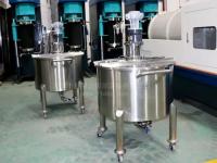 China Single Shaft 304 Stainless Steel Mixing Vessel 500L-5000L Capacity with Variable Speed Control for sale