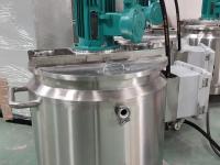 China Stainless Steel 304 Single Shaft Mixing Tank with Heating System - 500-5000L Capacity for Industrial Applications for sale