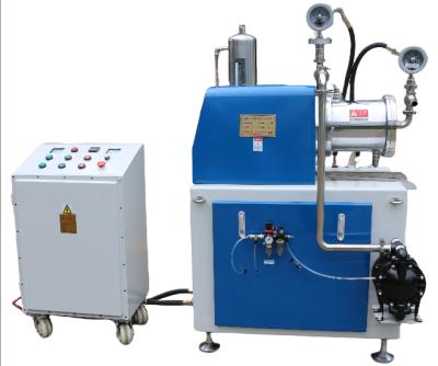 China 6L Pin Type Horizontal Bead Mill with 15Kw Motor for Super-Fine Grinding 10-2μm Particle Size for sale