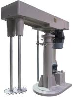 China Twin Shaft High Speed Dispersion Machine 22kW-90kW with 300-450mm Disc Size for Chemical Mixing for sale