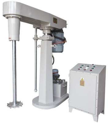 China Hydraulic Lifting Single Shaft High Speed Disperser 100L-2000L Capacity Chemical Mixing Machine 0-1500 RPM for sale