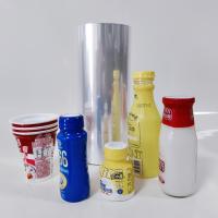 China TD 78% PETG Shrink Film For Bottles / Shrink Bottle Packaging Wrap Film for sale
