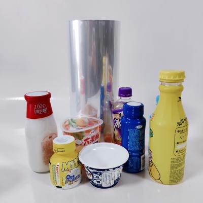 China 40 Micron PETG Shrink Film for High-Speed Beverage Labeling with 78% TD Shrinkage for sale
