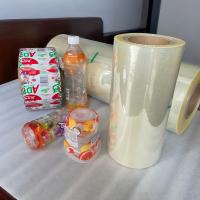 China Pre Cut PVC Shrink Sleeves 97% Transparency Shrink Film PVC for sale