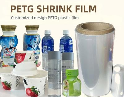 China Clear PETG Shrink Film Suitable for Packaging Electronics Food and Consumer Goods with Excellent Clarity and Strength for sale