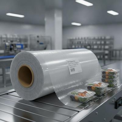 China Horizontal Shrinkage 70-80 Percent PETG Shrink Film Industrial Food Packaging Sheet Single Gross Weight 10 Kg Protective Wrap for sale
