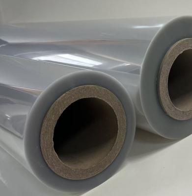 China Smooth Appearance PETG Shrink Film with TD Shrinkage and 30μm-60μm Customized Thickness for Irregular Shape Containers for sale