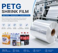 China High Clarity PETG Shrink Film with 30μm-60μm Customized Thickness and 4000m Standard Roll Length for TD 60%-80% Shrinkage for sale