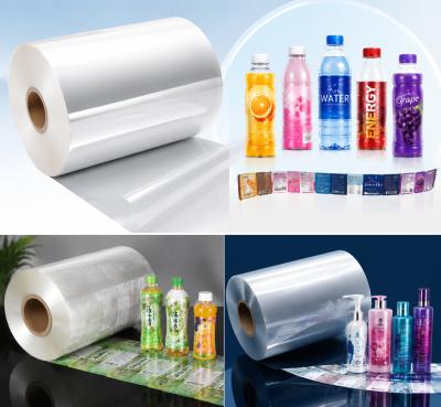China Custom Width PETG Shrink Film with High Gloss Finish and Outstanding Shrinkability for Durable Labels for sale