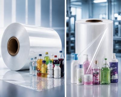 China Transparent PETG Shrink Film with 30μm-60μm Customized Thickness and 4000m Standard Roll Length for High Visibility Packaging for sale