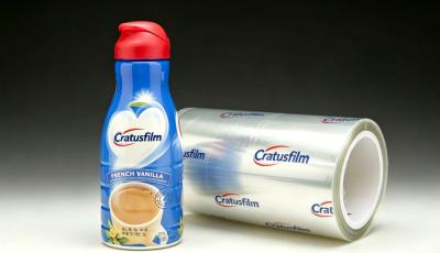 China Customizable PETG Shrink Film Rolls with Excellent Shrink Performance and Graphics for FMCG Cosmetic and Household Labels for sale