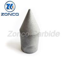 China Tungsten Carbide Conical Mining Button Customized Grades K10 K20 K30 for Rock Drilling for sale