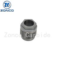 China Cemented Carbide High Pressure Threaded Spray Nozzle HRA 90-95.5 for Petroleum Industry for sale