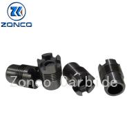 China Specialized Tungsten Cemented Carbide Cross Groove Thread Nozzle For PDC Drill Bits for sale