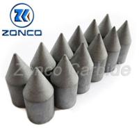 China Wear Resistant Tungsten Carbide Button for Oil Gas Drilling Tools 28.5mm 27.6mm for sale