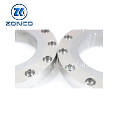 China Tungsten Carbide Disc Valve for Coal Chemical Industry High Wear Resistance HRA 90 for sale