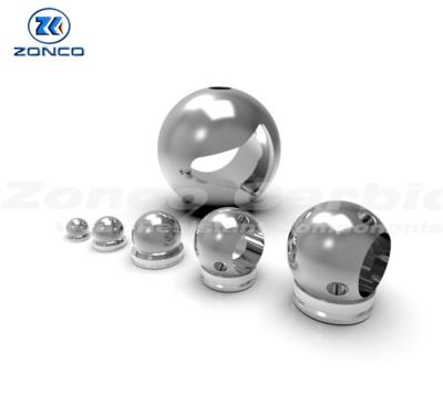 China Precision Tungsten Carbide Valve Seats 0.5mm-80mm High Wear Resistance Ball Valve Seat for sale
