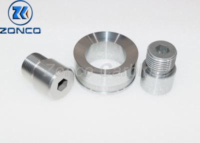 China Polished Tungsten Carbide MWD Parts Orifice and Poppet Valve HRA 85-95.5 for sale