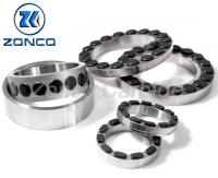 China PDC Thrust Bearing 124x80x26mm Anti Friction High Wear Resistance for Oil Field Mud Motors for sale