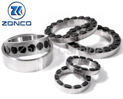 China PDC Thrust Bearing 124x80x26mm Anti Friction High Wear Resistance for Oil Field Mud Motors for sale