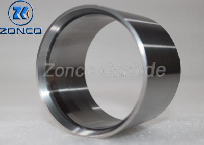 China Tungsten Carbide Plain Ring Bushing for Water Pump Shaft Sleeve YG8 Grade 90 HRA Grinding Finish for sale