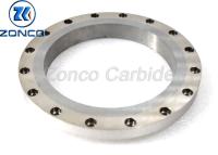 China Customized Tungsten Carbide Valve Seat HRA 86.5-95.5 for Petroleum Industry for sale