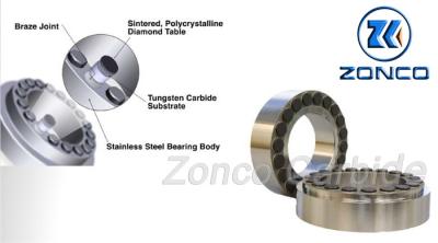 China Wear Resistant PDC Bearing Drilling Mud Motor Components ISO9001 124mm x 80mm for sale