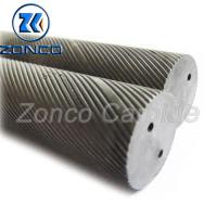 China Two Holes Carbide Blanks Round 6.0x330mm Tungsten Carbide Cutting Tools Rods for sale