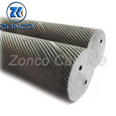 China Two Holes Carbide Blanks Round 6.0x330mm Tungsten Carbide Cutting Tools Rods for sale