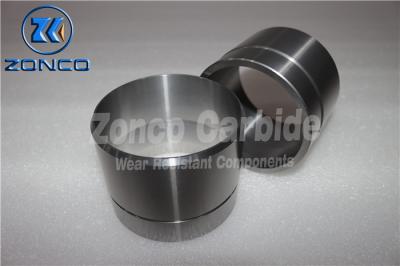China Wear Resistant K10 Tungsten Carbide Sleeve Bearing 14.5 g/cm³ Density 2400 MPa TRS for sale