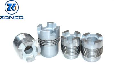 China Solid Tungsten Carbide Parts Threaded Spray Nozzles High Strength for sale