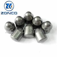 China Tungsten Carbide Buttons for Mining Drilling 6% Co Grade ZG06 14.8 g/cm3 Density for sale