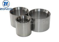 China Tungsten Carbide Thin Wall Sleeve OD 10-300 mm ID 3-260 mm H 8-150 mm Custom Sizes for sale