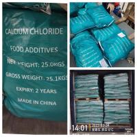 China Calcium Chloride Dihydrate 77% Snow Melting Flakes Dehumidifier Material for sale
