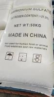 China Ammonium Sulphate Fertilizer N 21% Crystal Particles 25kg Bags for sale