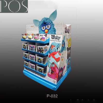 China Large corrugated cardboard free standing display unit FSDU for Children kids toys for sale