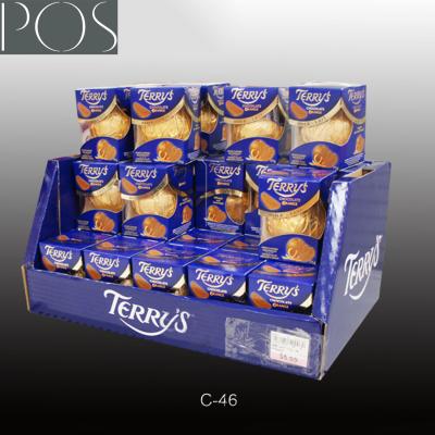 China Corruged cardboard display showbox PDQ box for chips for sale