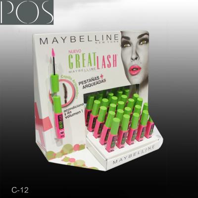 China lipstick PDQ cardboard countertop display box for sale
