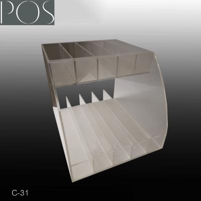 China two tiers acrylic counter top display/table acrylic display for sale